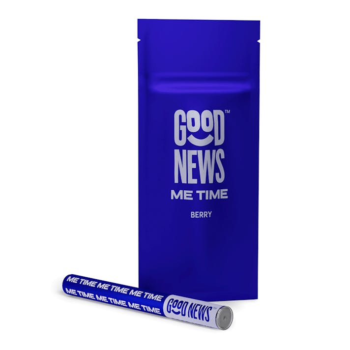 Good News: Me Time Berry | Indica Disposable Vape Pen [300mg] | Leafly