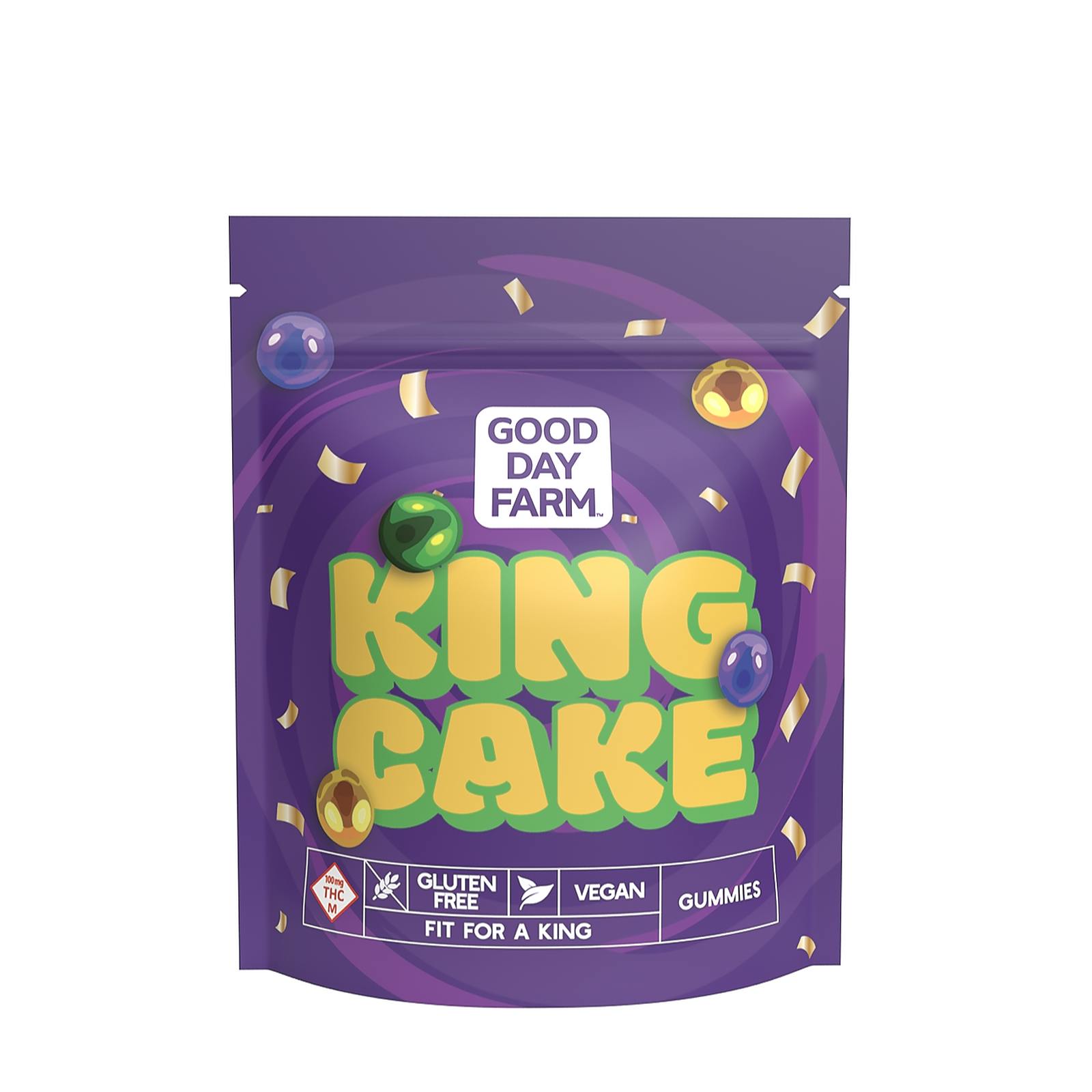 Good Day Farm: Good Day Farm: King Cake | Seasonal Gummies | 10pk ...