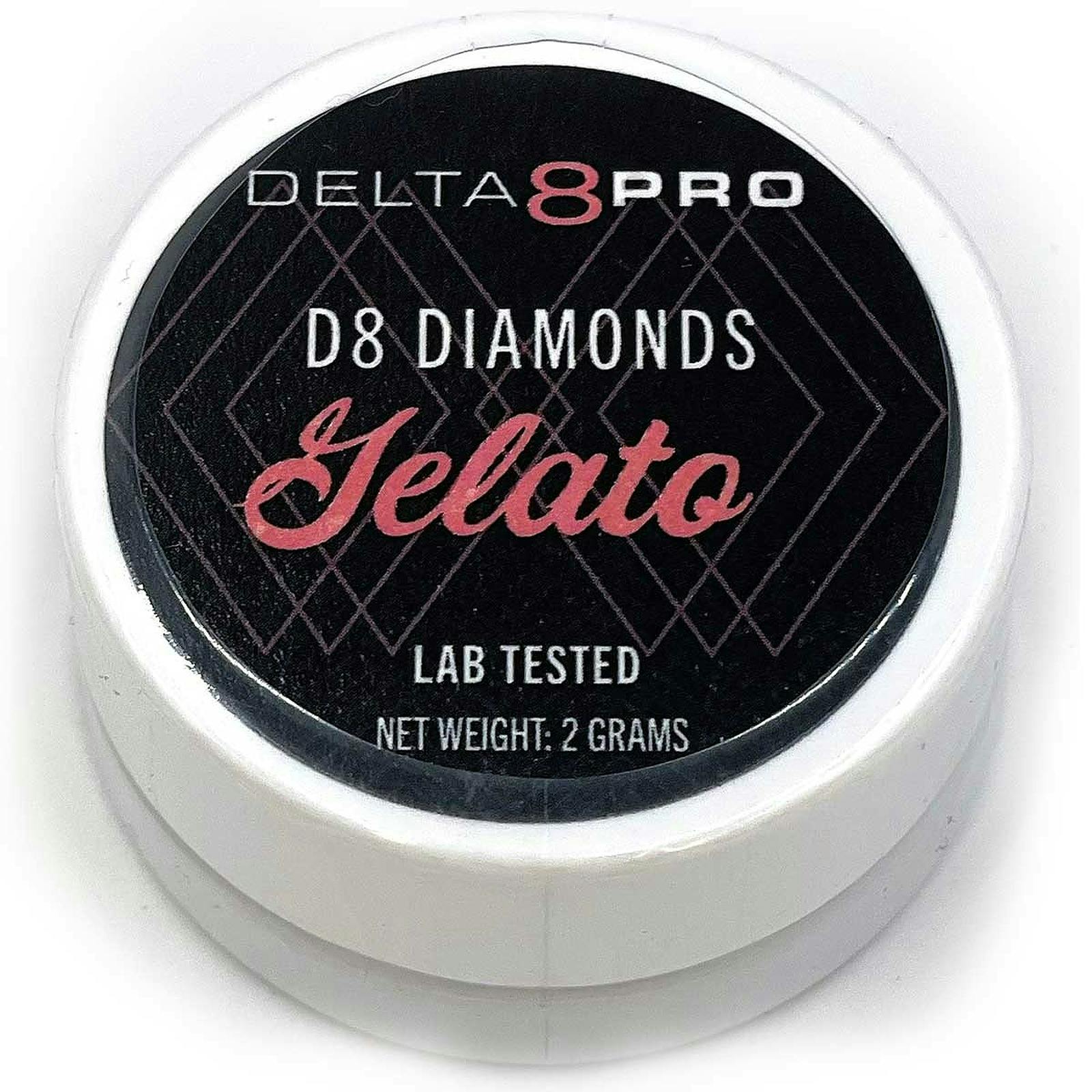 Delta 8 Pro: Delta 8 THC Sauce & Diamonds 2g Gelato | Leafly