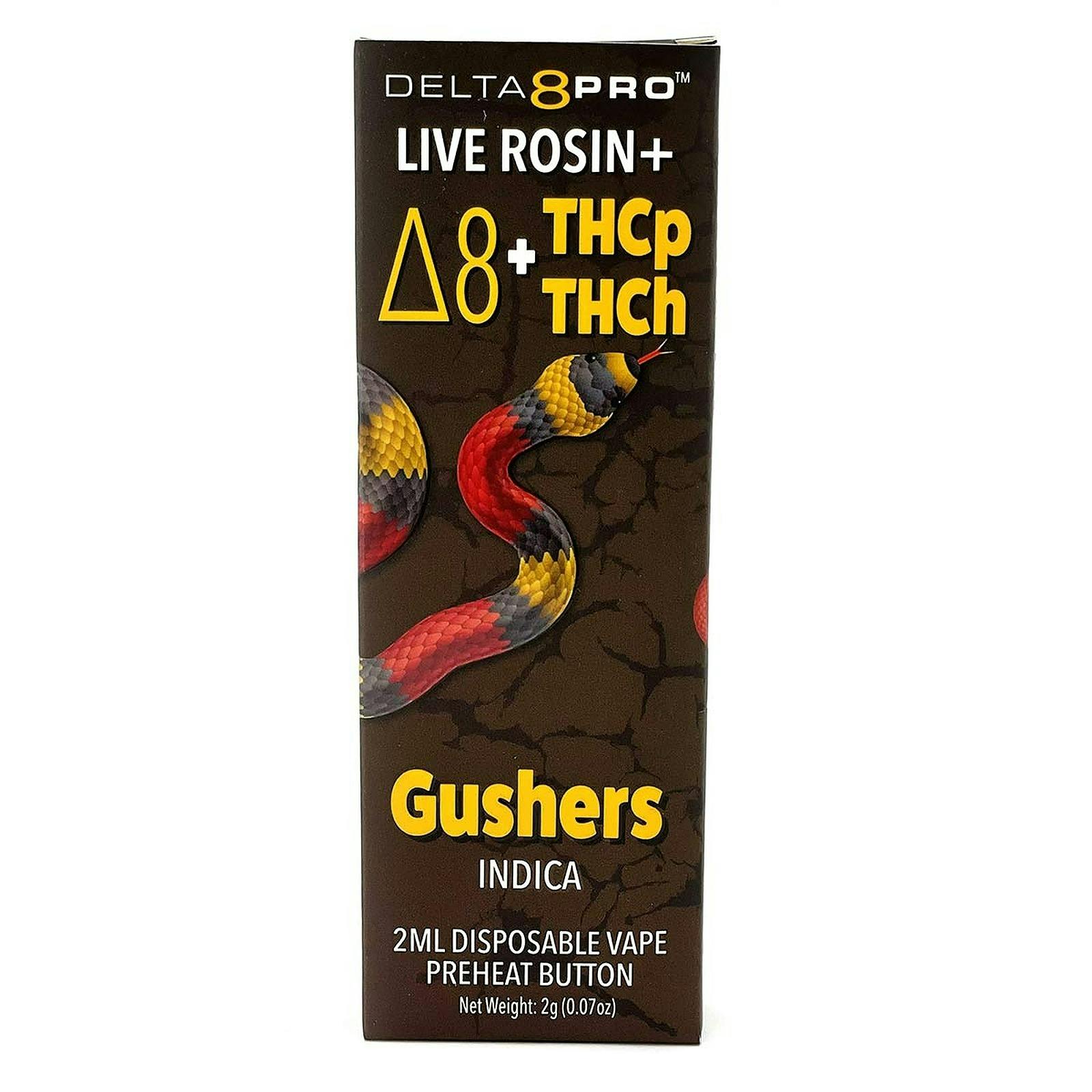 Delta 8 Pro: 2mL Live Rosin Disposable - Gushers (Delta-8, THCp, THCh ...
