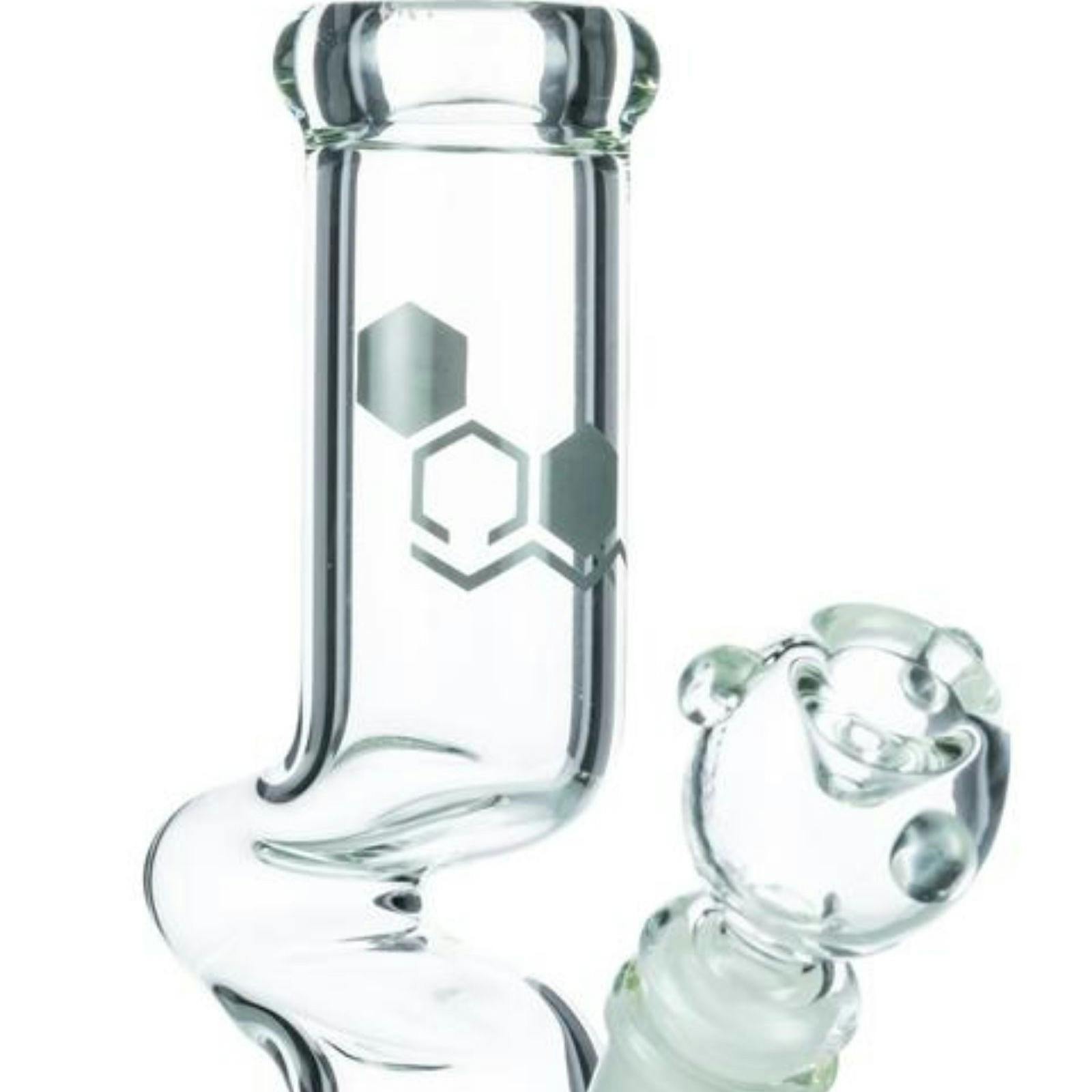 Stash Lab Technologies: 8" Clear Glass Bubble Beaker with Angled Neck ...