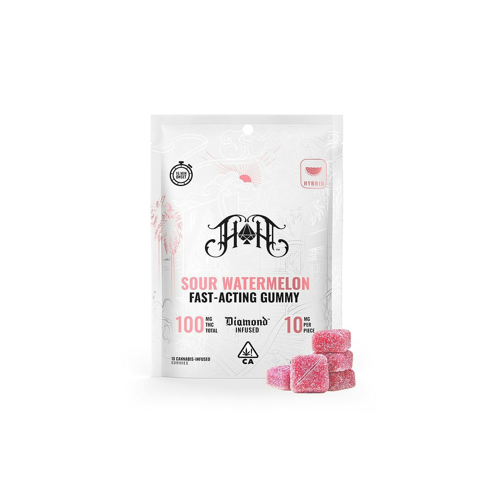Heavy Hitters: Fast-Acting Cannabis Infused Gummy - Sour Watermelon ...