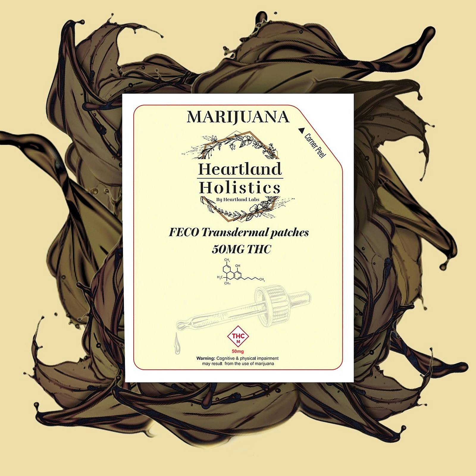 Heartland Labs: 50mg FECO Transdermal Patch | Leafly