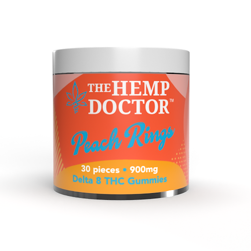 The Hemp Doctor: Delta 8 THC Peach Rings | Leafly
