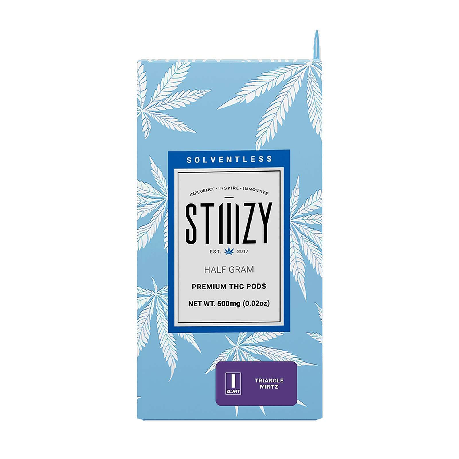 STIIIZY: TRIANGLE MINTZ - SOLVENTLESS POD .5G | Leafly