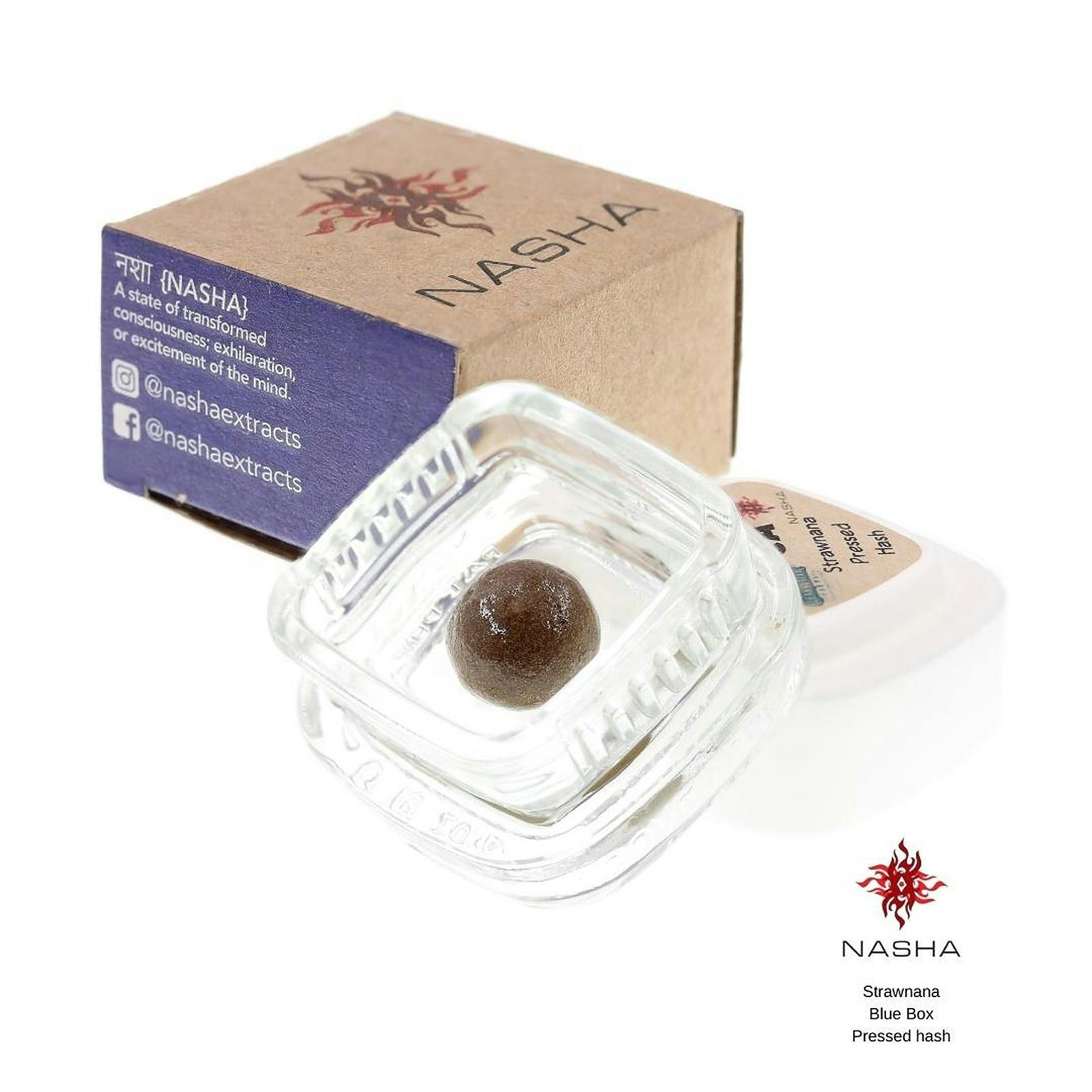NASHA: Strawnana Blue Pressed Hash (Clear Water Farms) | Leafly