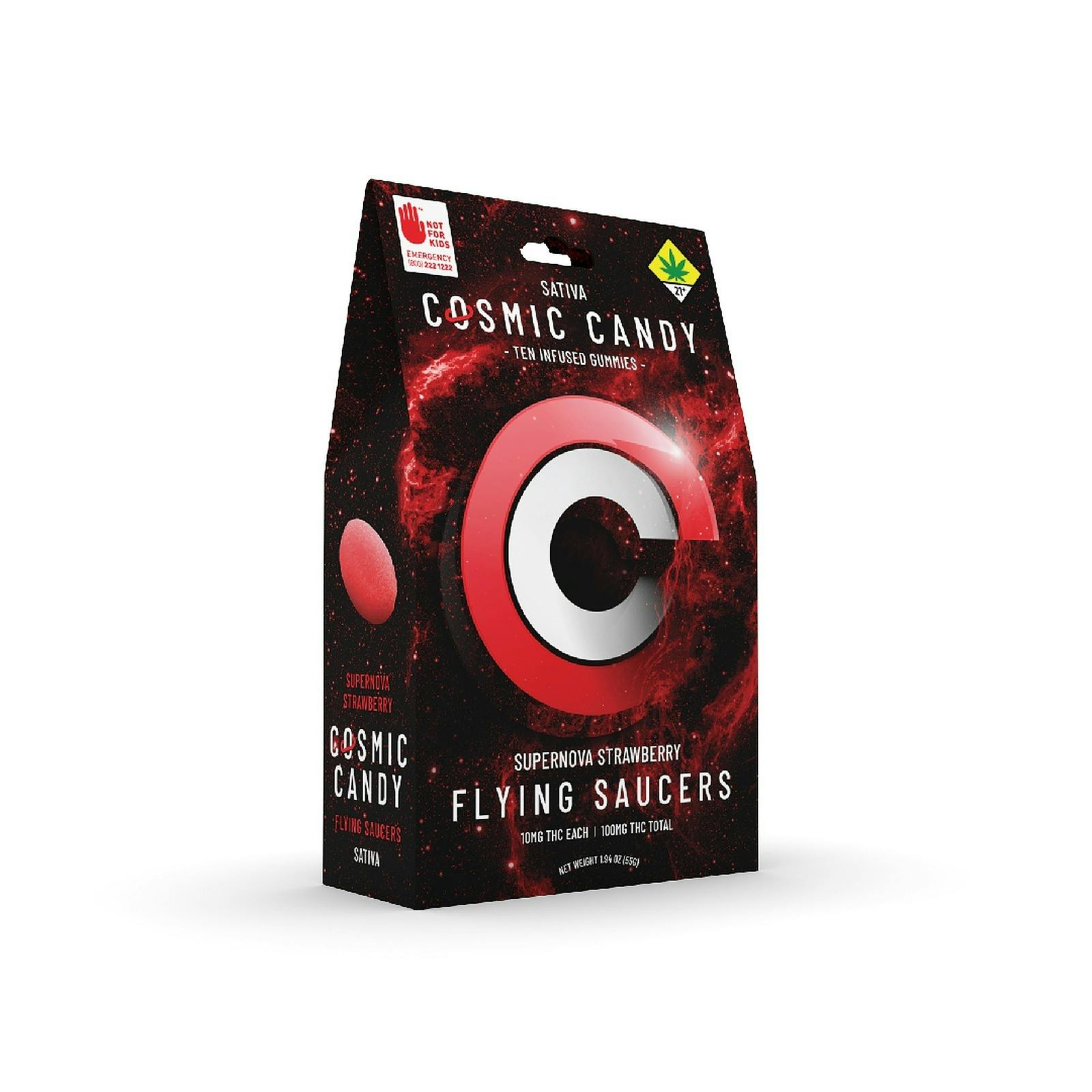 Cosmic Candy: Cosmic- Supernova Strawberry Sativa 100mg | Leafly