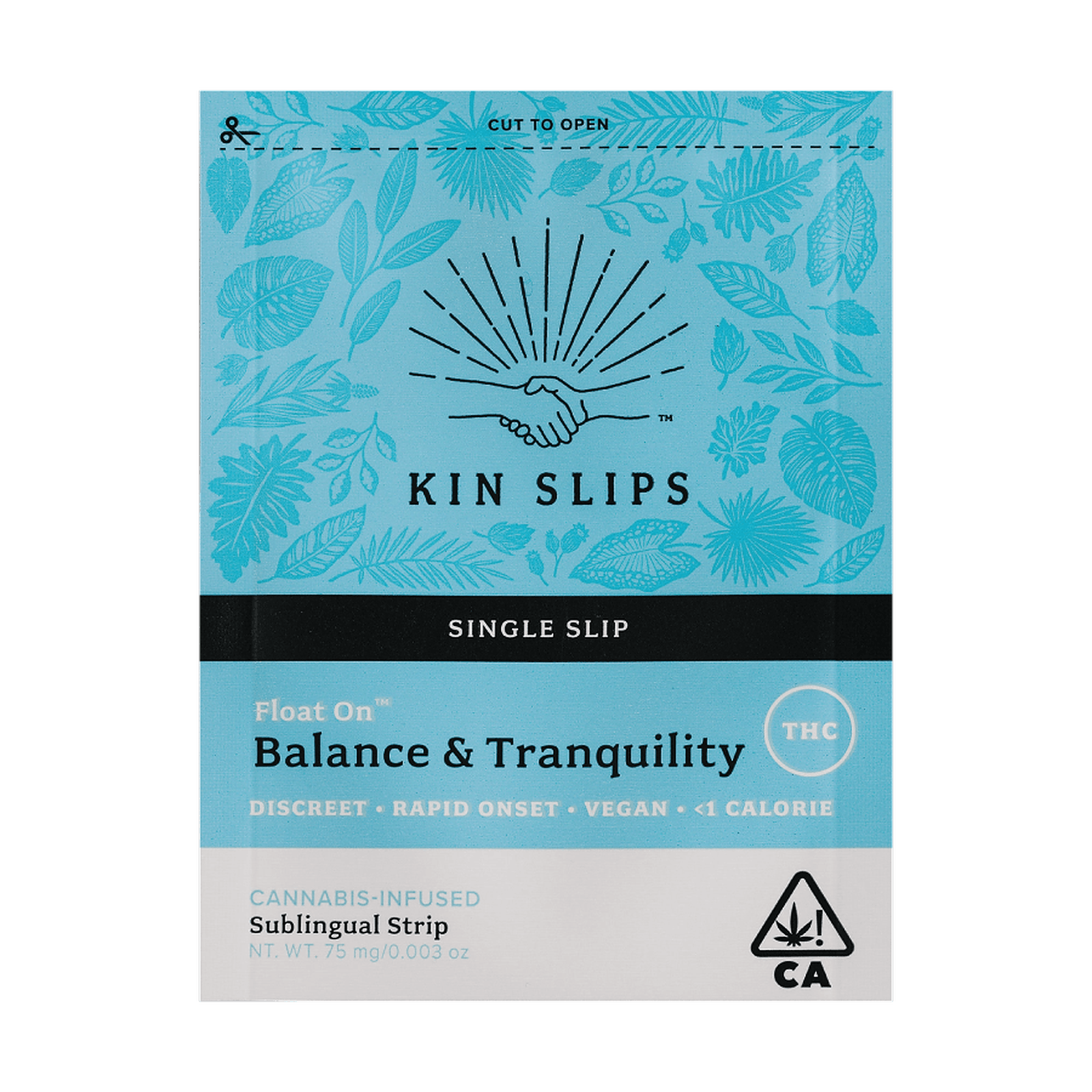 Kin Slips: Float On Sublingual Strip | 10mg THC | Leafly