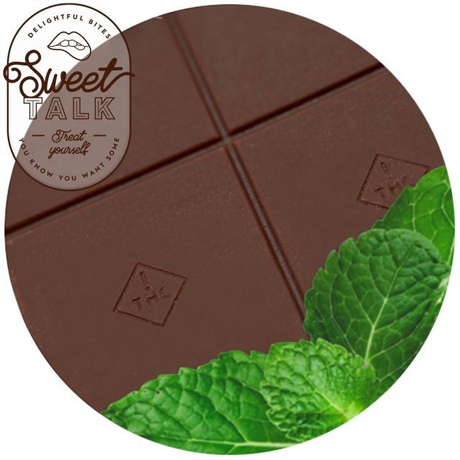 Sweet Talk: Sweet Talk Dark Chocolate Bar Mint | Leafly