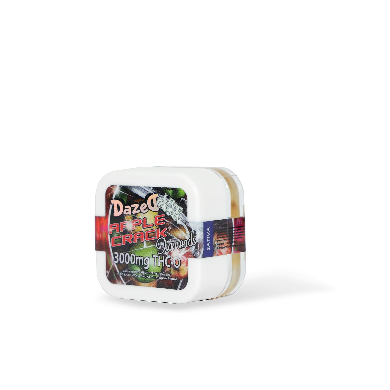 DazeD8: Apple Crack Live Resin Delta 8 THC-O Diamond Dab — 3g | Leafly