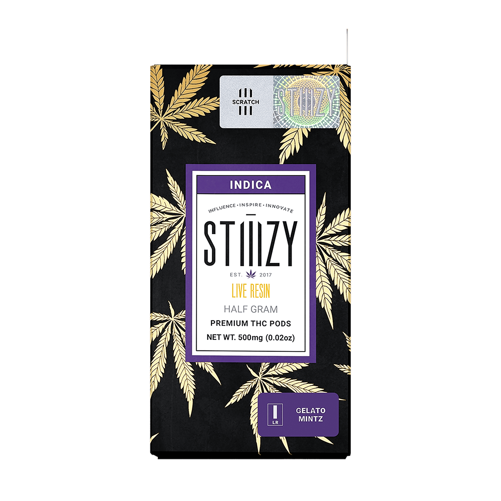 STIIIZY: GELATO MINTZ - LIVE RESIN POD .5G | Leafly
