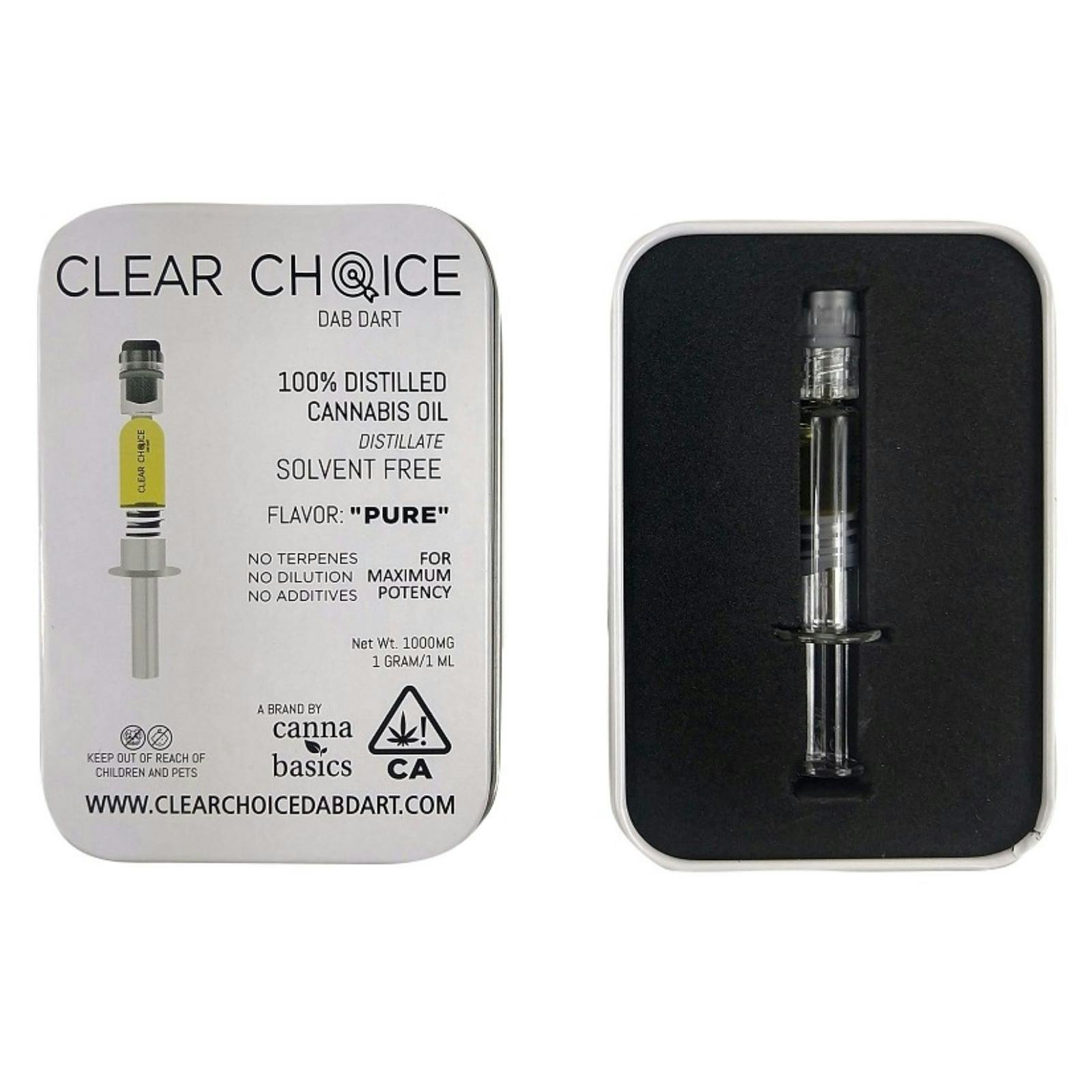 CANNA BASICS: CLEAR CHOICE Dab Dart | Leafly