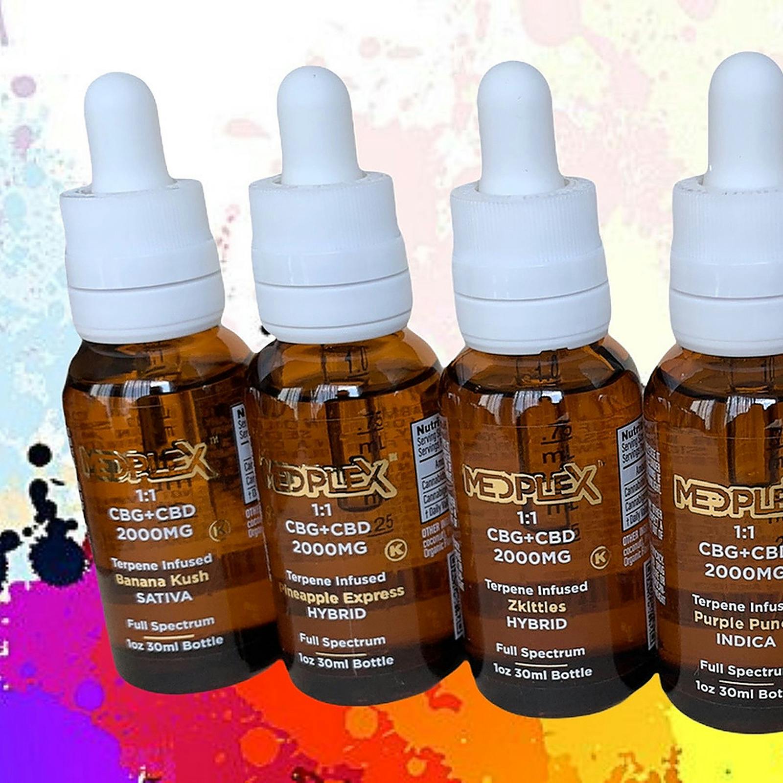 MedPlex: $49 SALE 1:1 CBG | CBD 2000mg Tincture Drops Sativa Clementine ...
