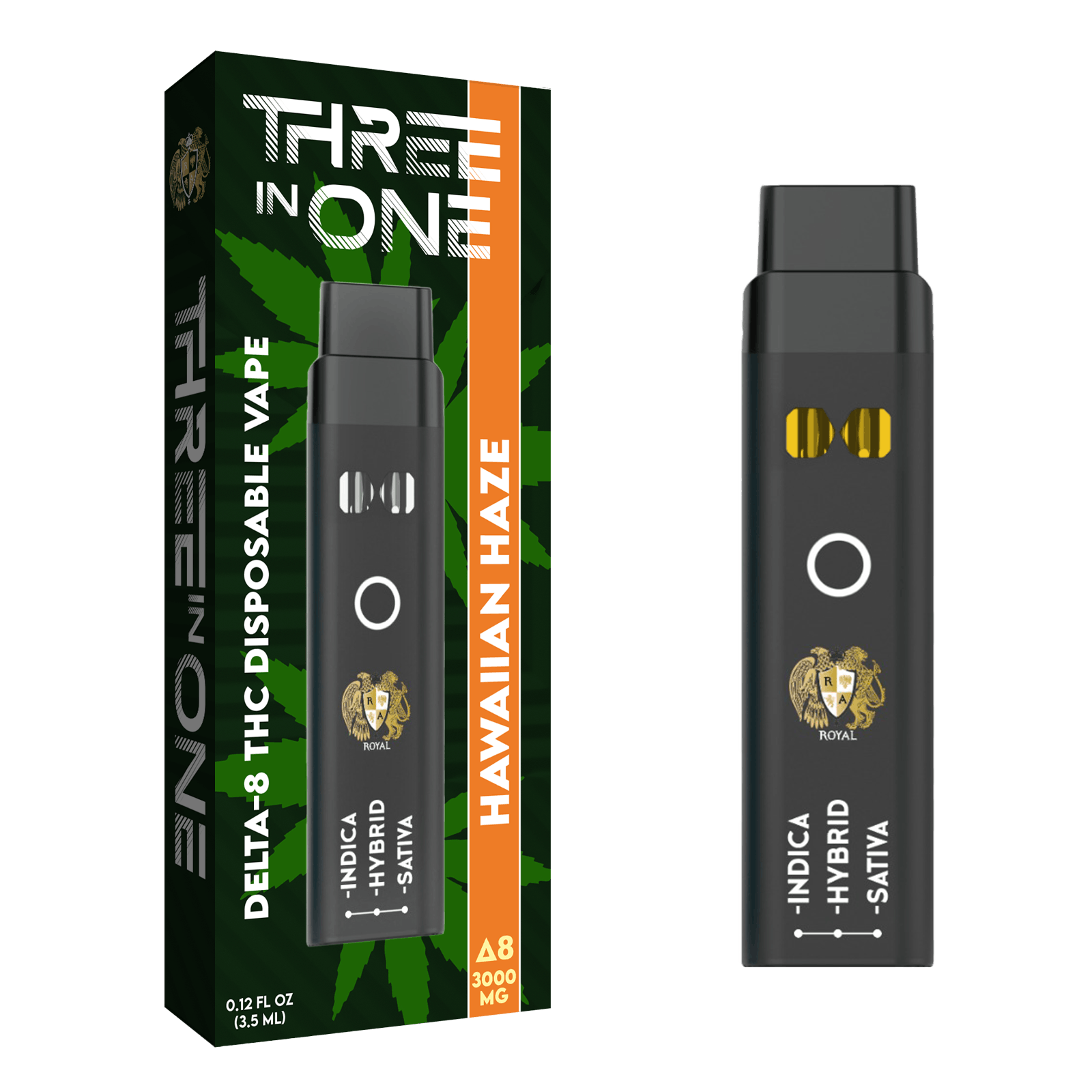 RA Royal: R.A Royal Delta-8 Three-in-One Disposable: Hawaiian Haze ...