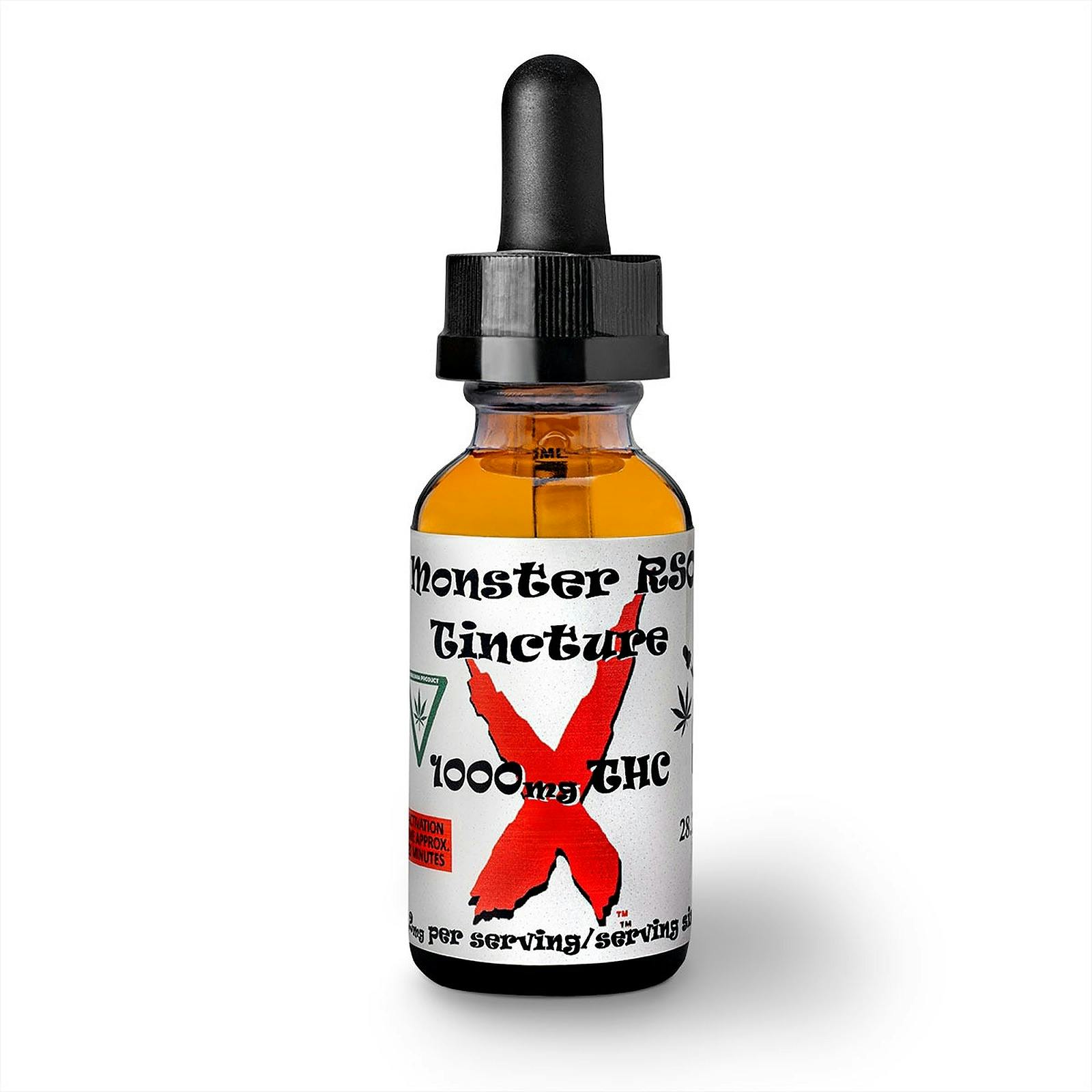 Monster Xtracts: RSO Tincture 1000mg | Leafly