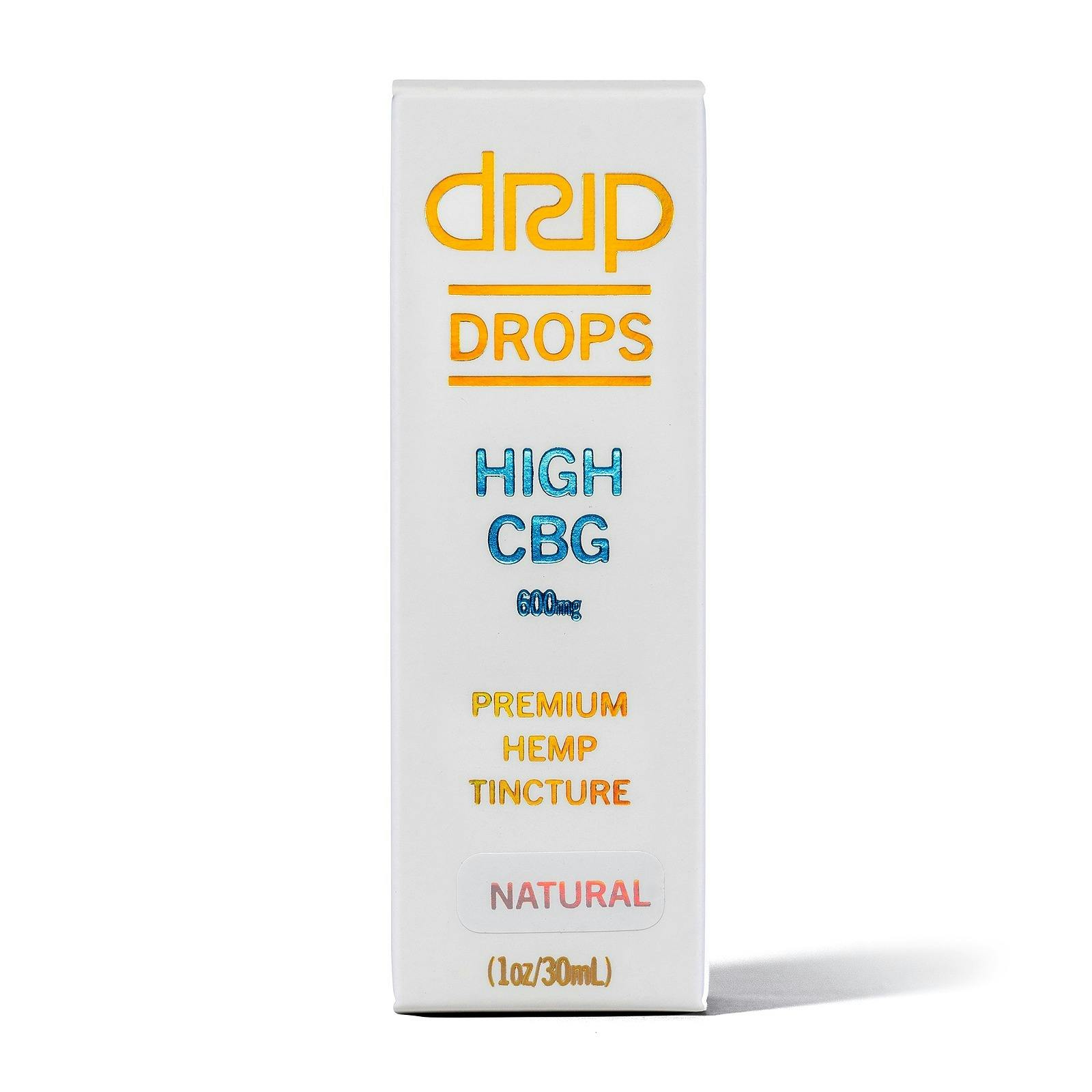 DRIP Oils + Extracts: DRIP DROPS High CBG Natural 600mg | Leafly
