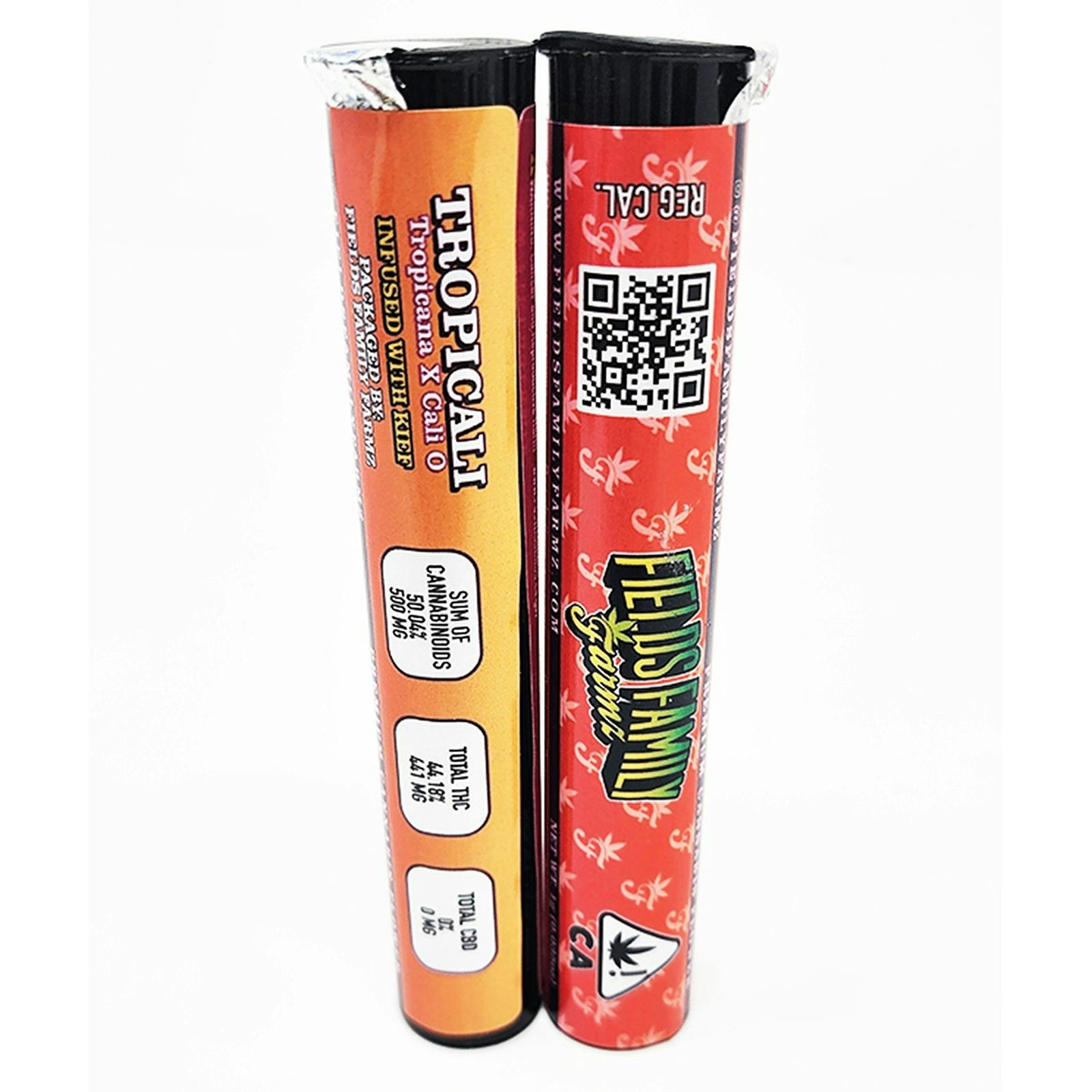 Fields Family Farmz: Tropicali Single Kief Infused Pre-Roll | Leafly