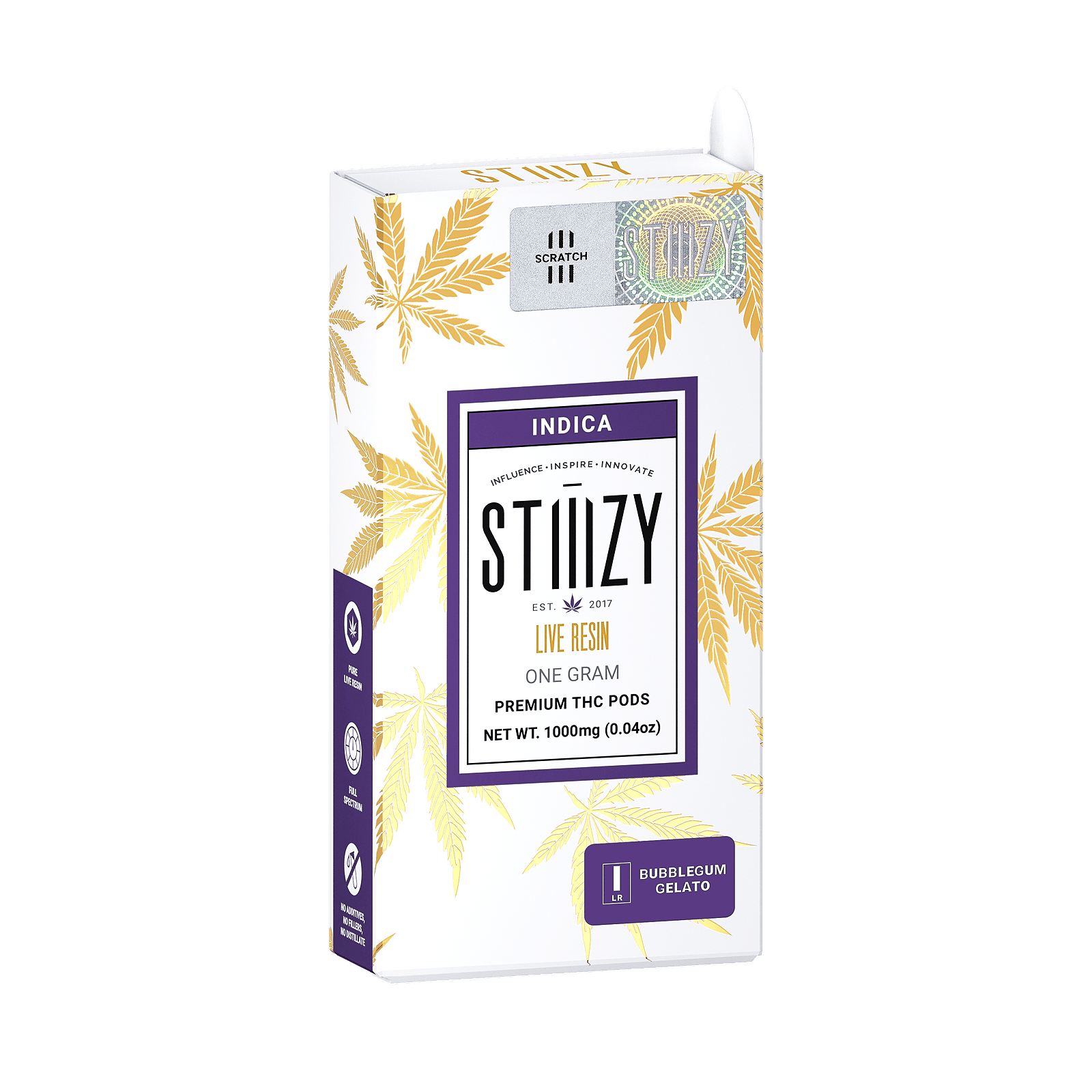 STIIIZY: BUBBLEGUM GELATO - LIVE RESIN POD 1G | Leafly