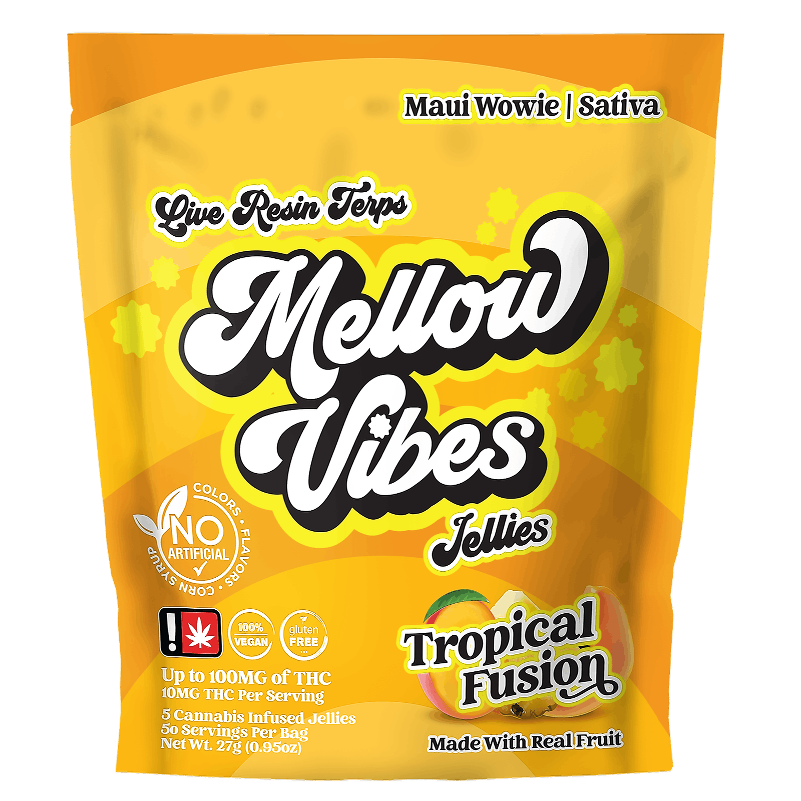 Mellow Vibes: Mellow Vibes Jellies | Tropical Fusion | 5 Pack 100mg ...