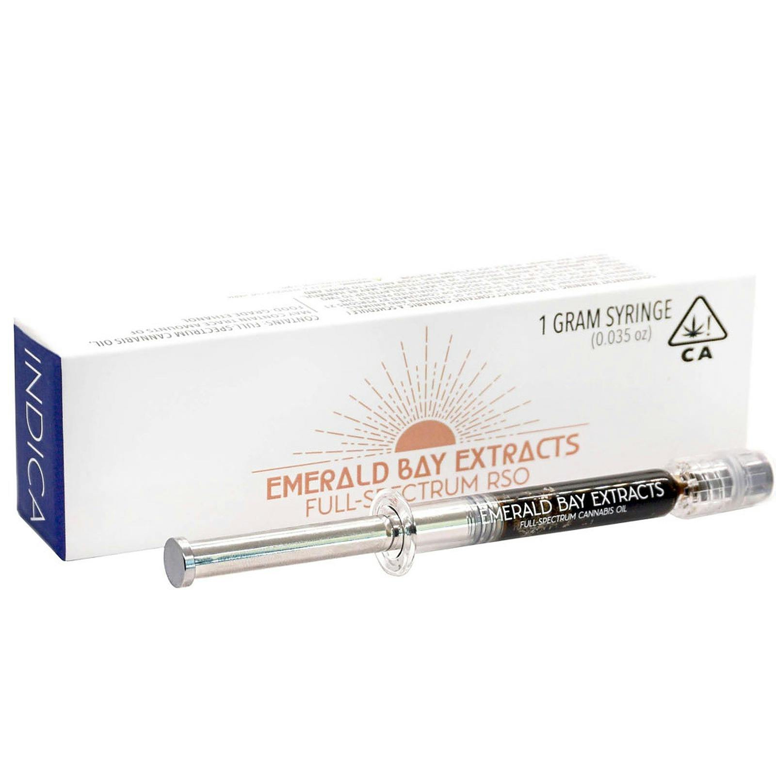 Emerald Bay Extracts: Mendo Crumble - Indica - RSO Syringe - 1 Gram ...