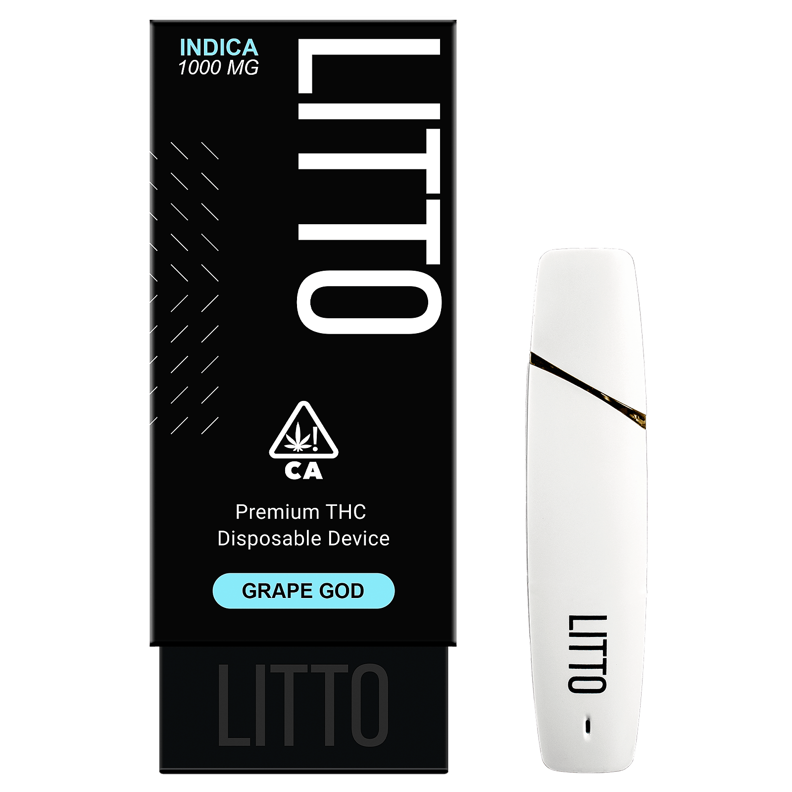LITTO: LITTO - Grape God - Premium THC Disposable Vape Pen - 1G | Leafly