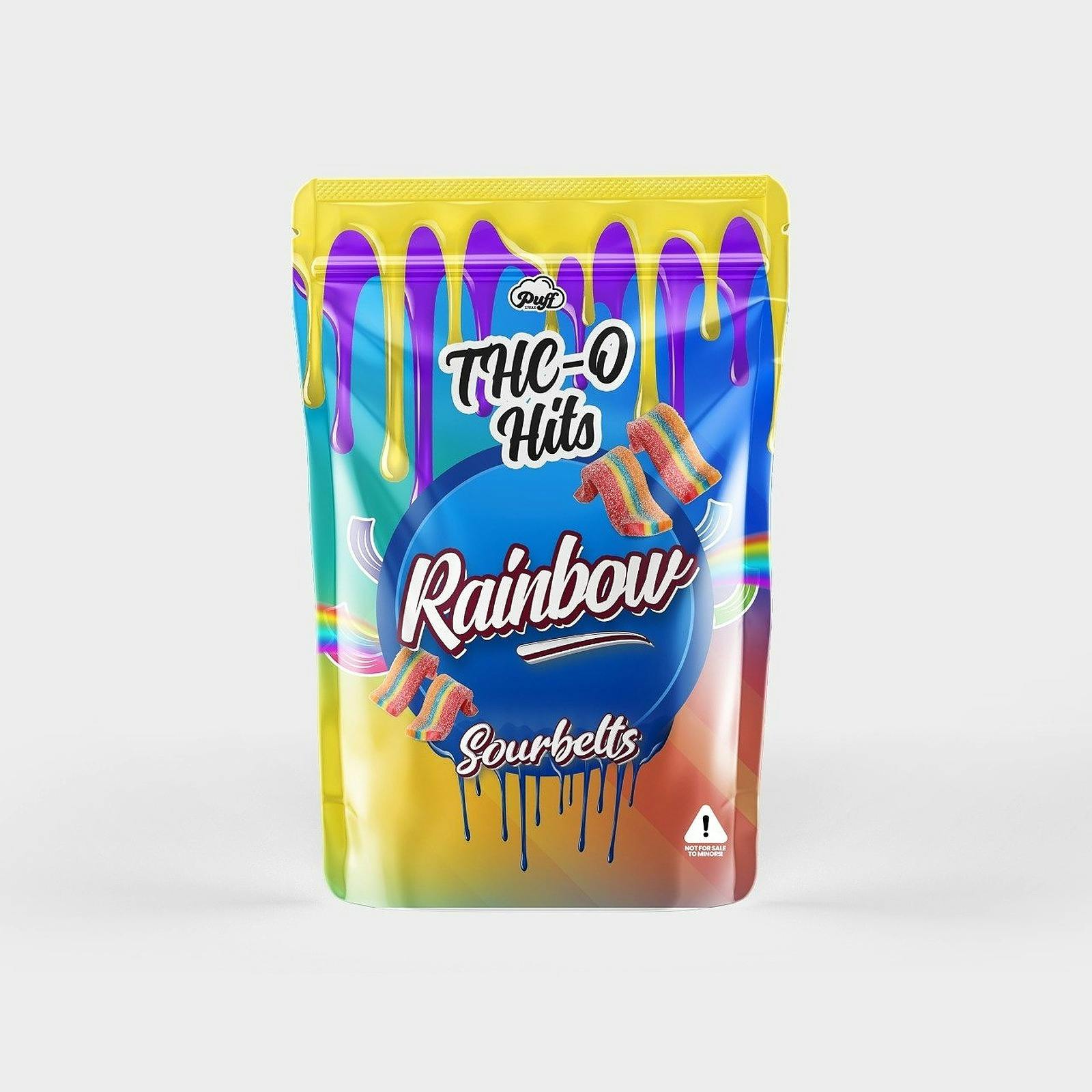 Puff Xtrax: PUFF XTRAX | THC-O Hits Sour Belts: Rainbow | Leafly