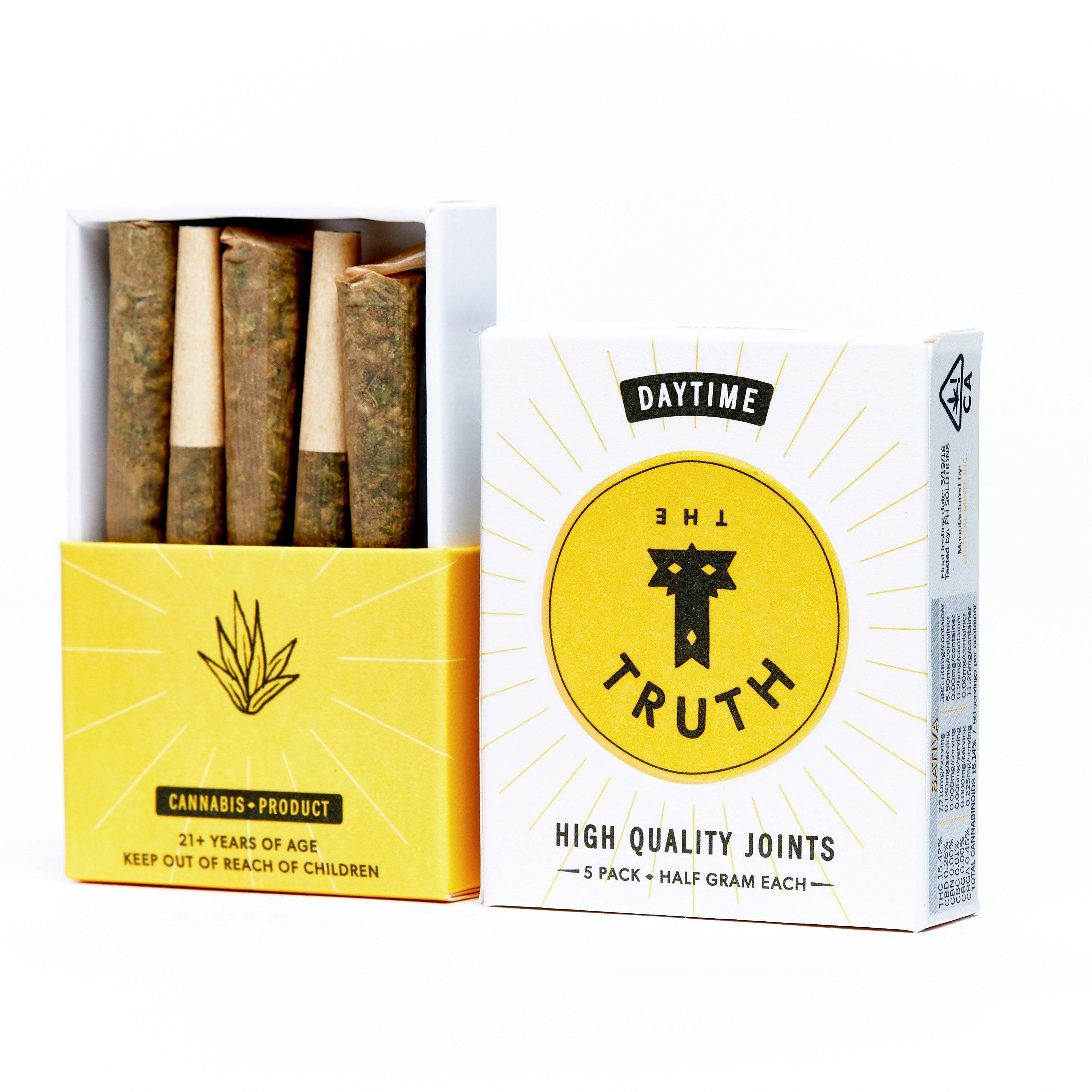 The Truth: Daytime Half-Gram Joints (Pack of 5) | Leafly