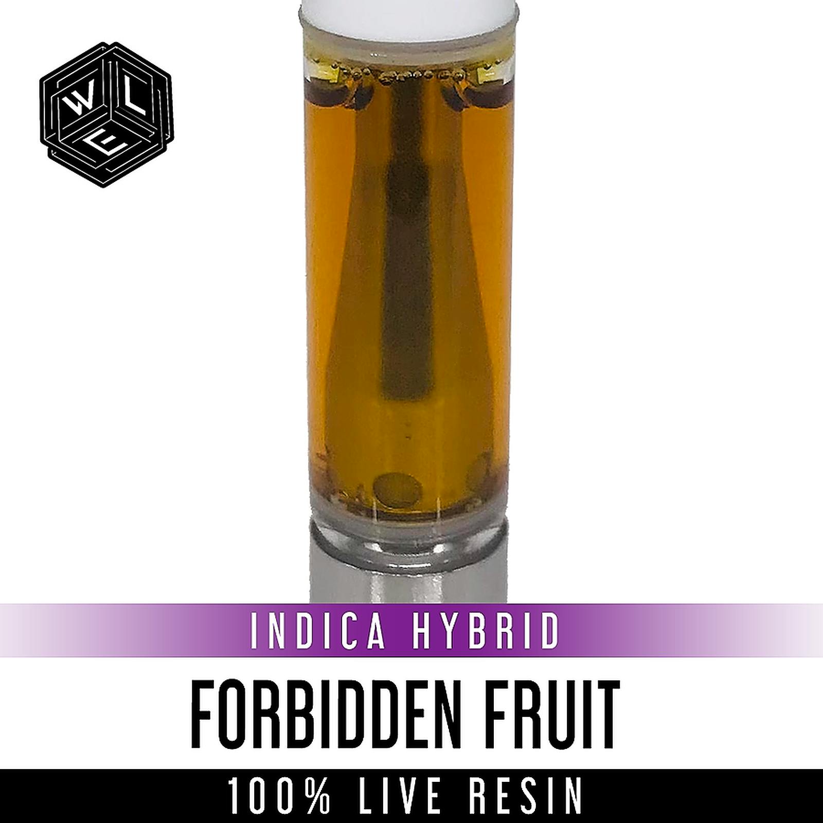 White Label Extracts Forbidden Fruit 100 Live Resin Cartridge 1 Gram
