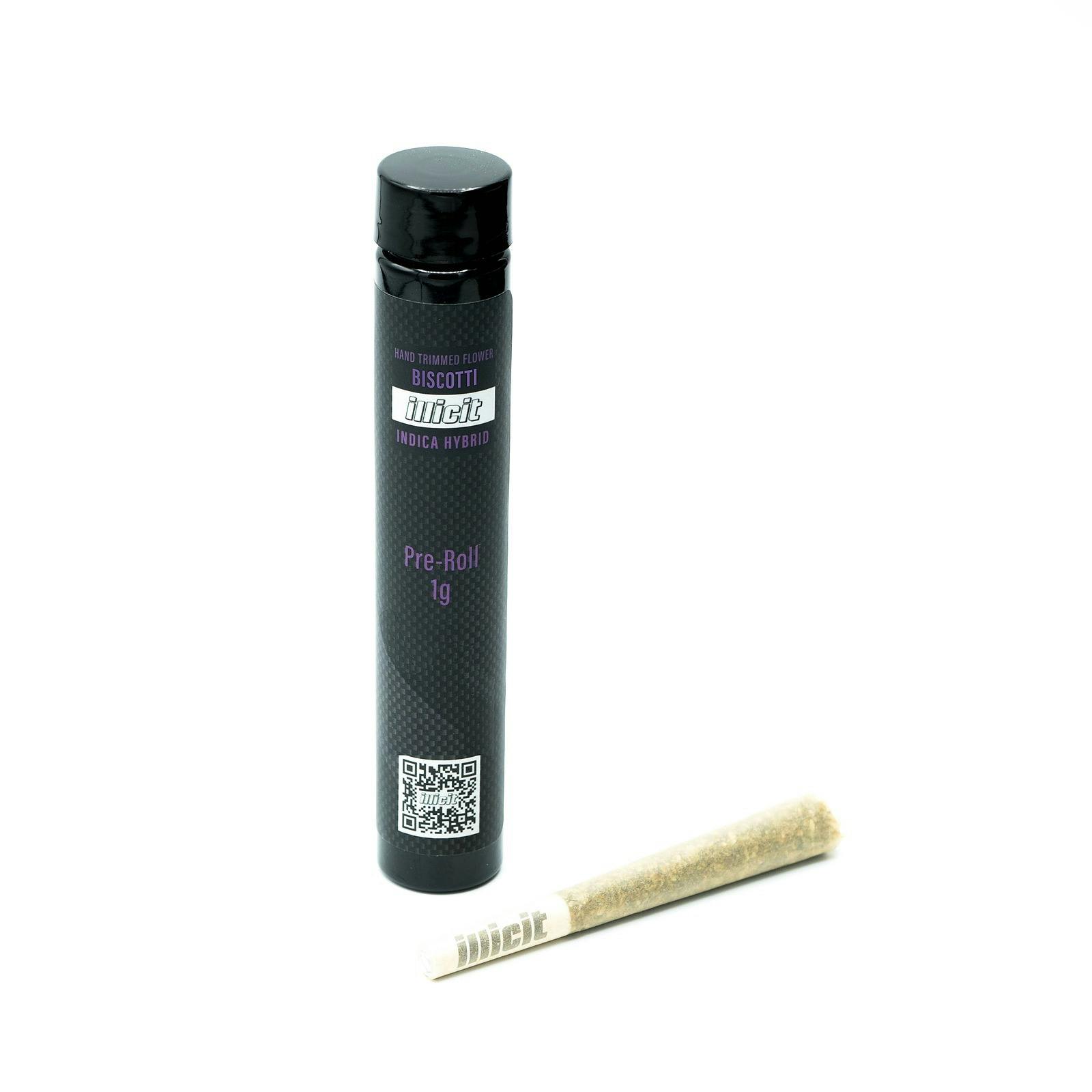 ILLICIT: Biscotti 1g Pre-Roll | Leafly