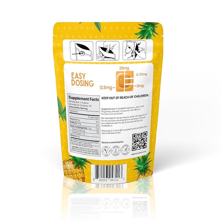 Luxe THC: Pineapple Express THC-Infused Sativa Gummies | Leafly