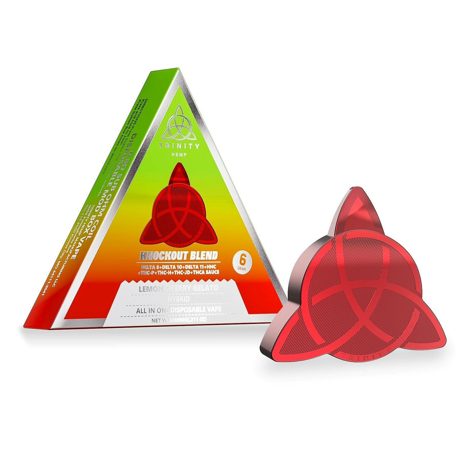 Trinity Hemp: THE LOGO 6G All-In-One + THCA Disposable Vape | Leafly