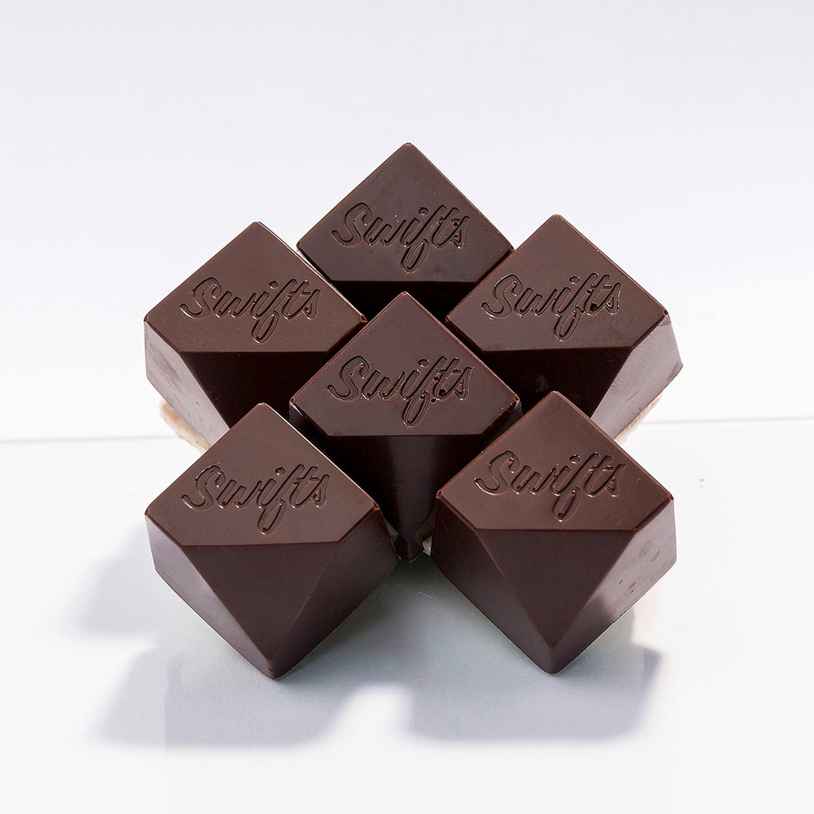 Swifts Edibles: Dark Chocolate Truffles (CBD) 200mg 1:1 10-pack | Leafly