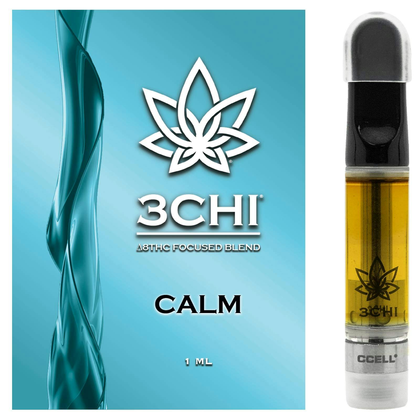 3CHI: Delta 8 Focused Blends Vape Cartridge - Calm | Leafly