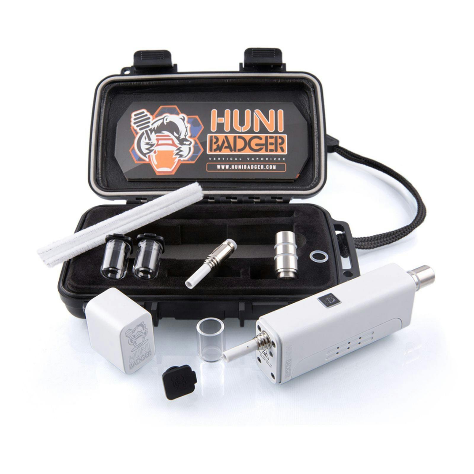 Huni Badger: Huni Badger Vertical Vaporizer Kit - Pearl White | Leafly