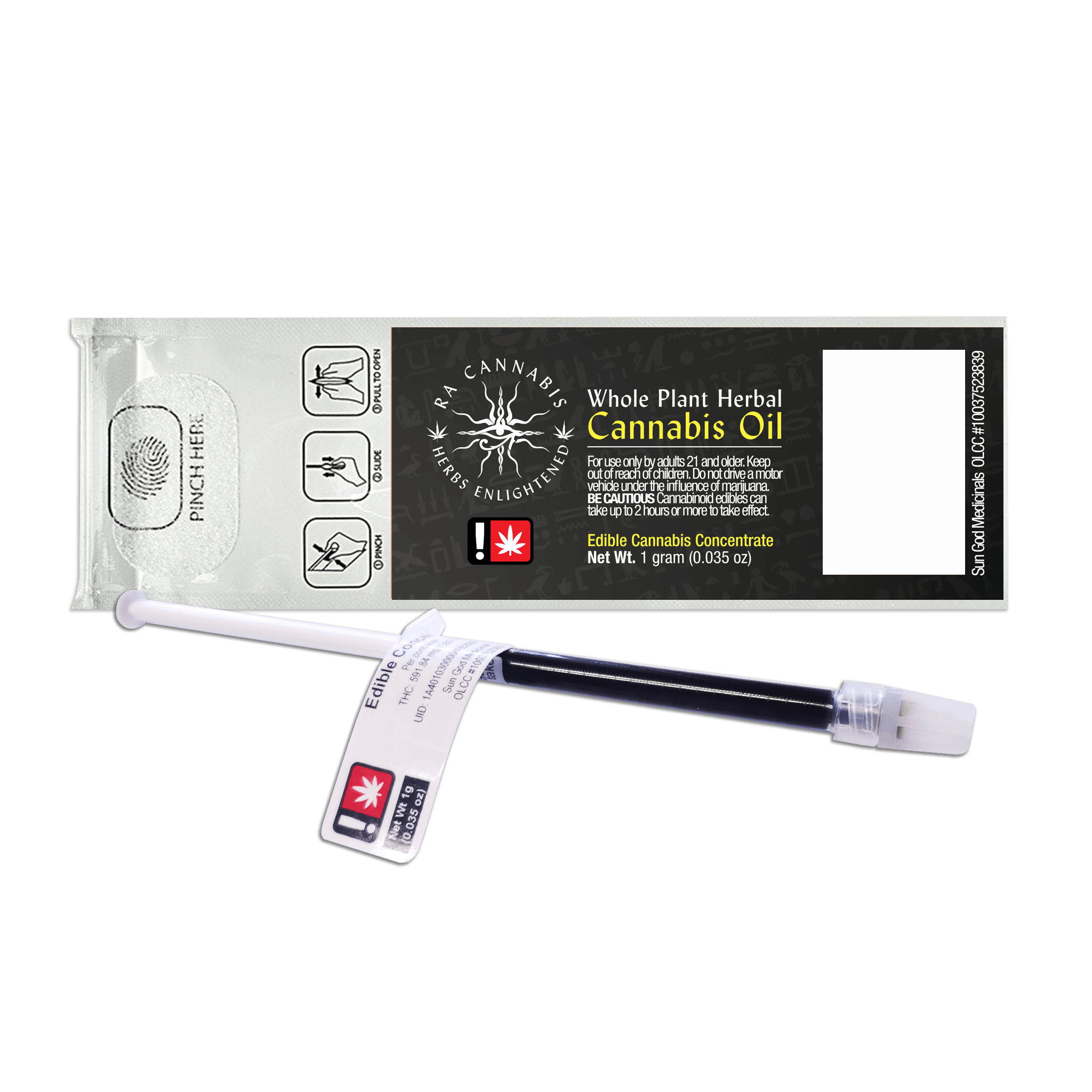 Sun God Medicinals - OLCC Division: Ra Cannabis FECO Whole Plant ...