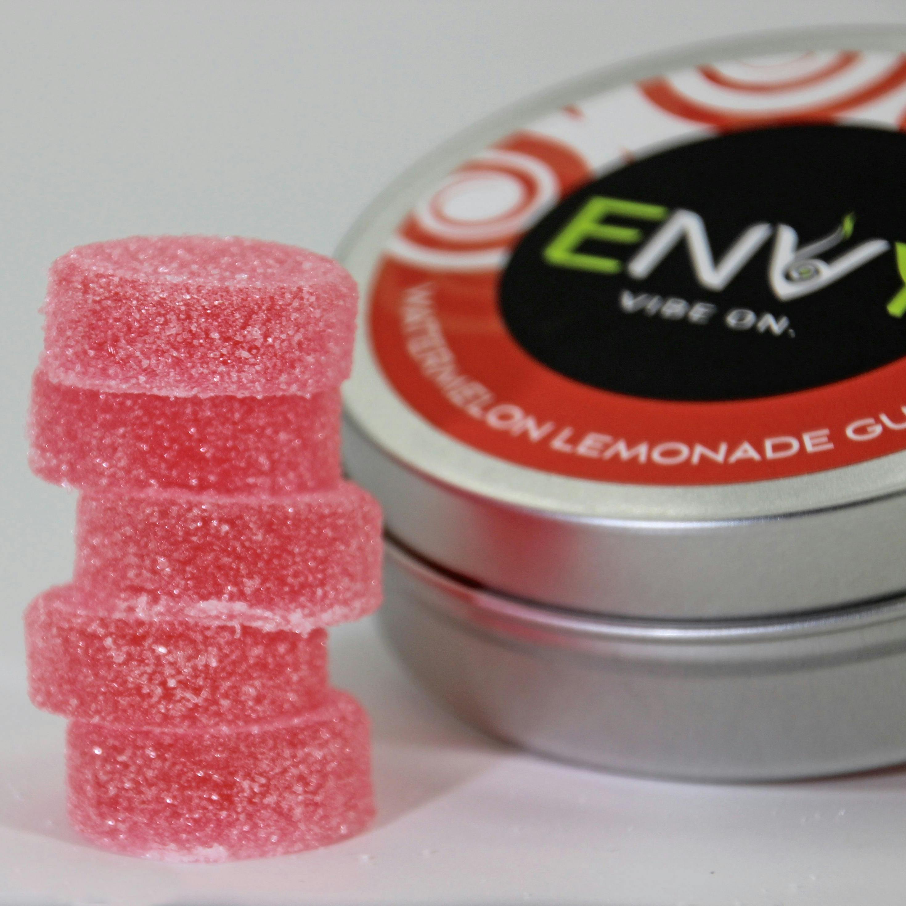 ENVY: Watermelon Lemonade Gummies 100mg 10-pack | Leafly