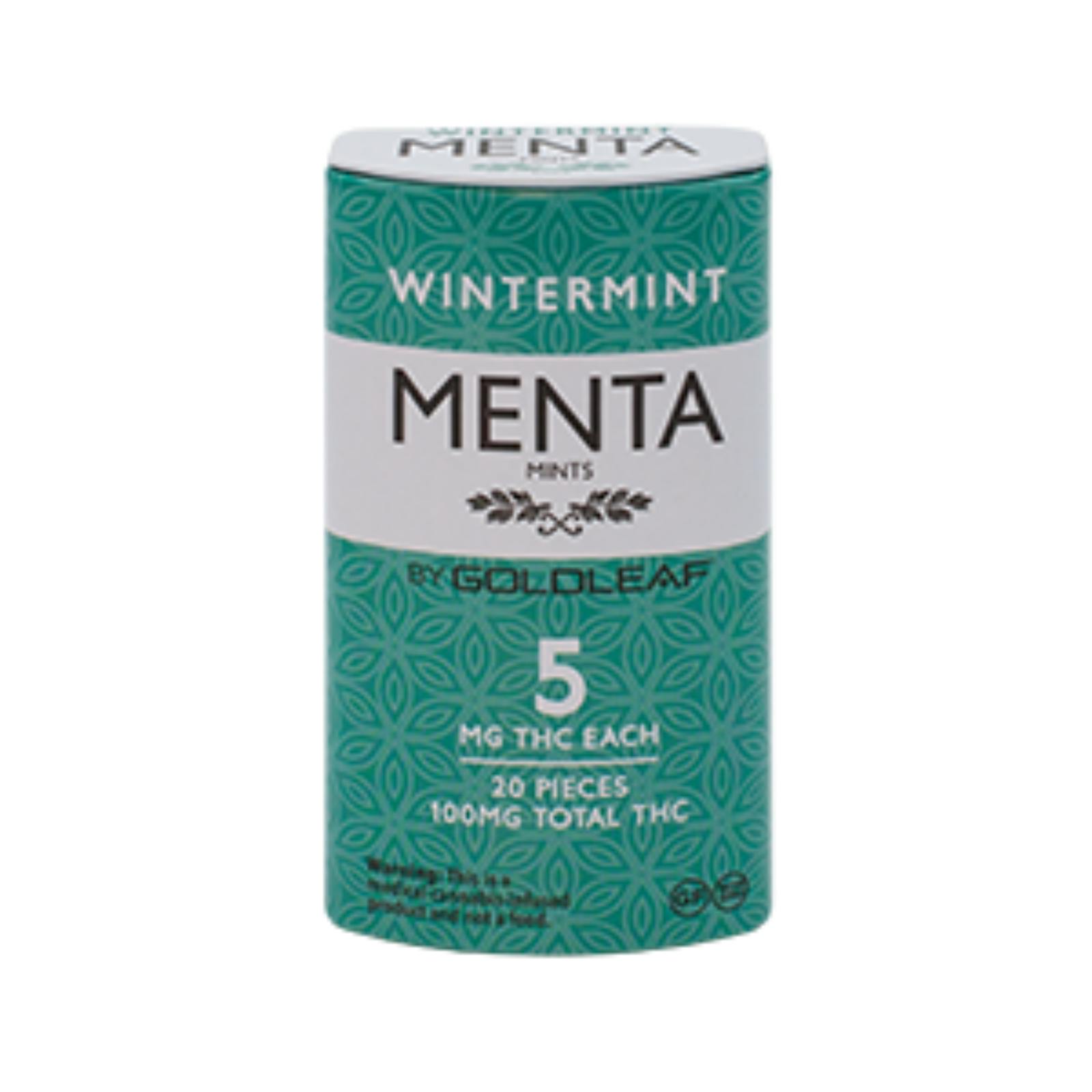 Menta Mints: Wintermint Mints 100mg 20-pack | Leafly