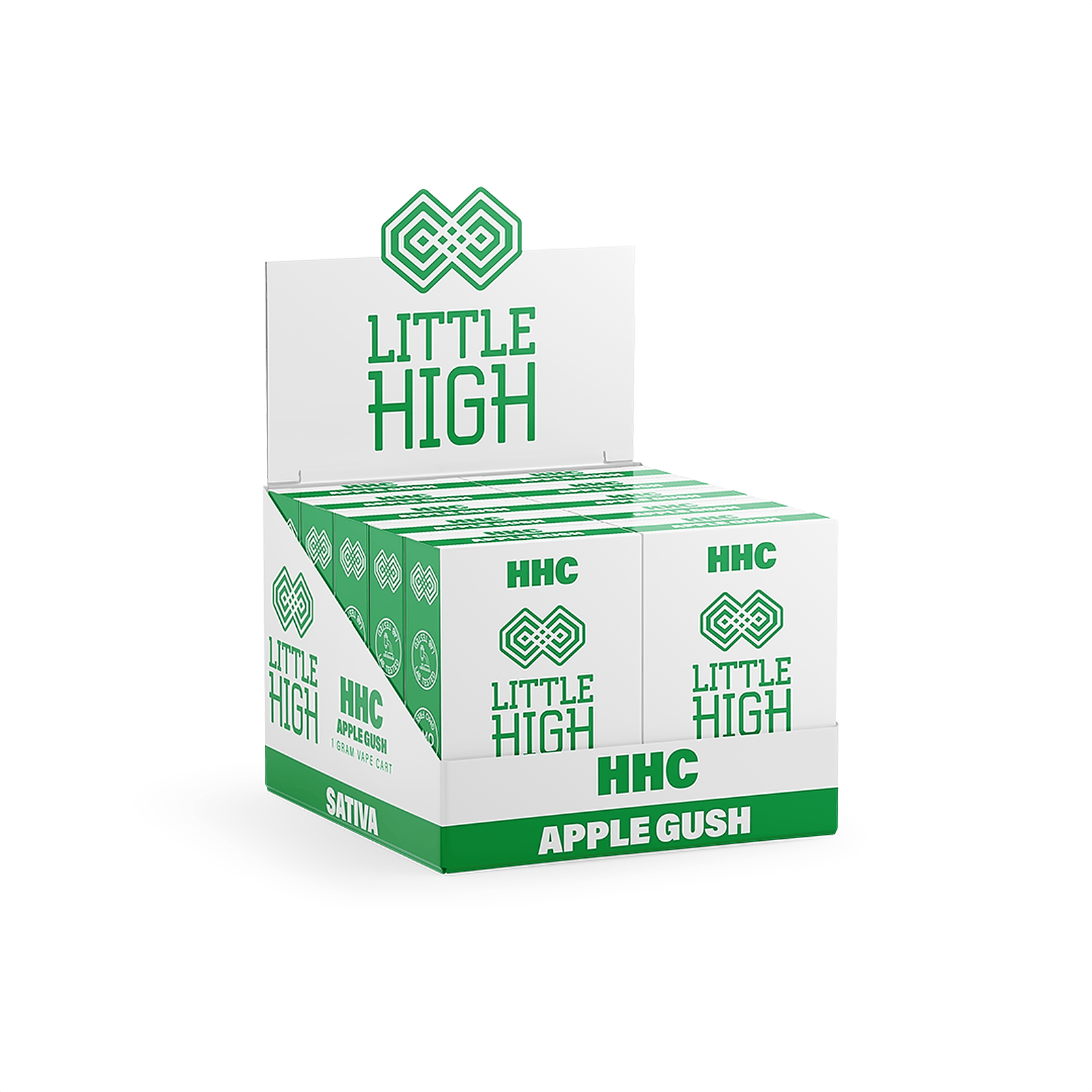 Little High: Little High - HHC Sativa - Apple Gush - 1 Gram Cart | Leafly