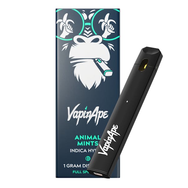 Vapin Ape: Animal Mints: Full Gram, Full Spectrum Disposable | Leafly