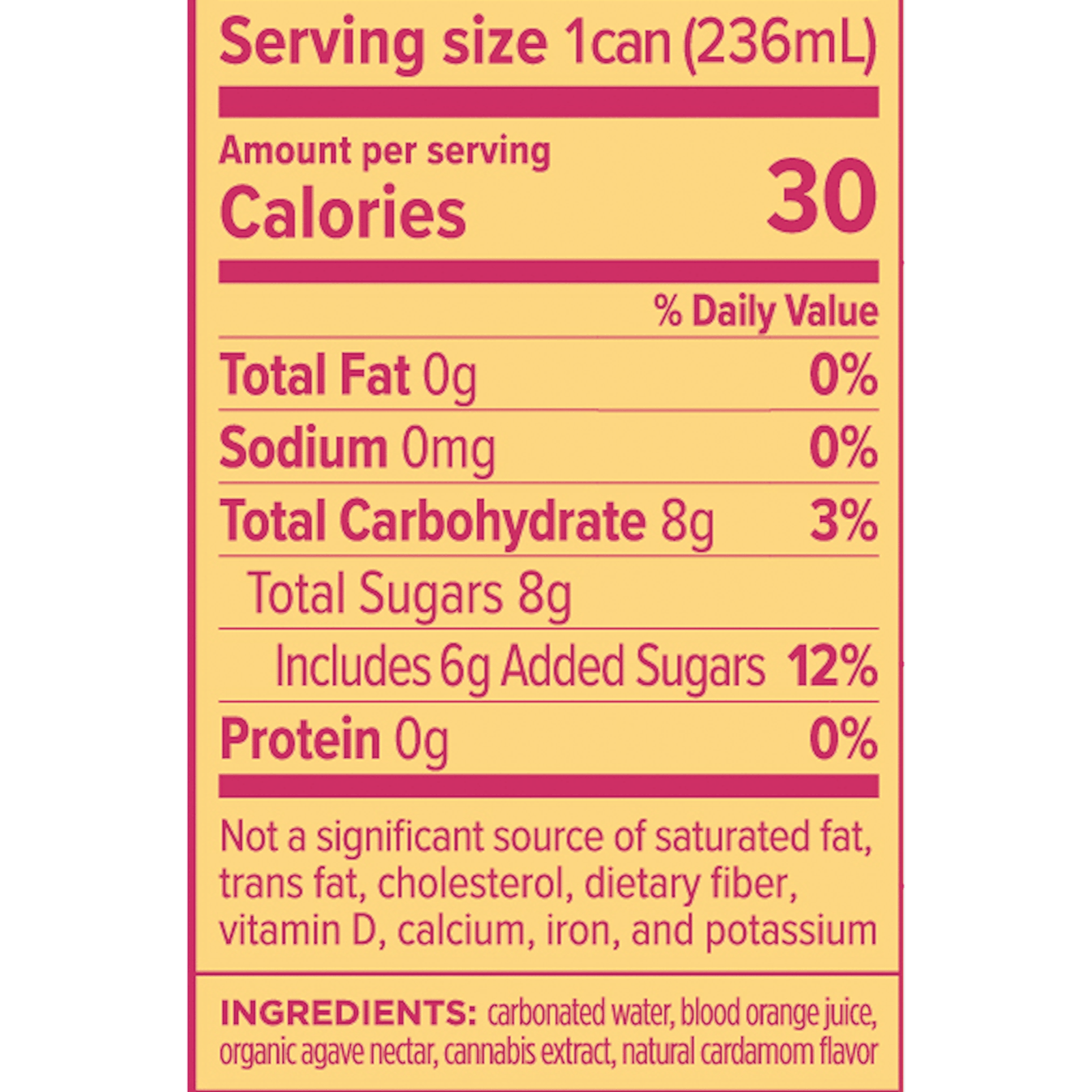 CANN: Blood Orange Cardamom - Cann Social Tonic (Single) | Leafly