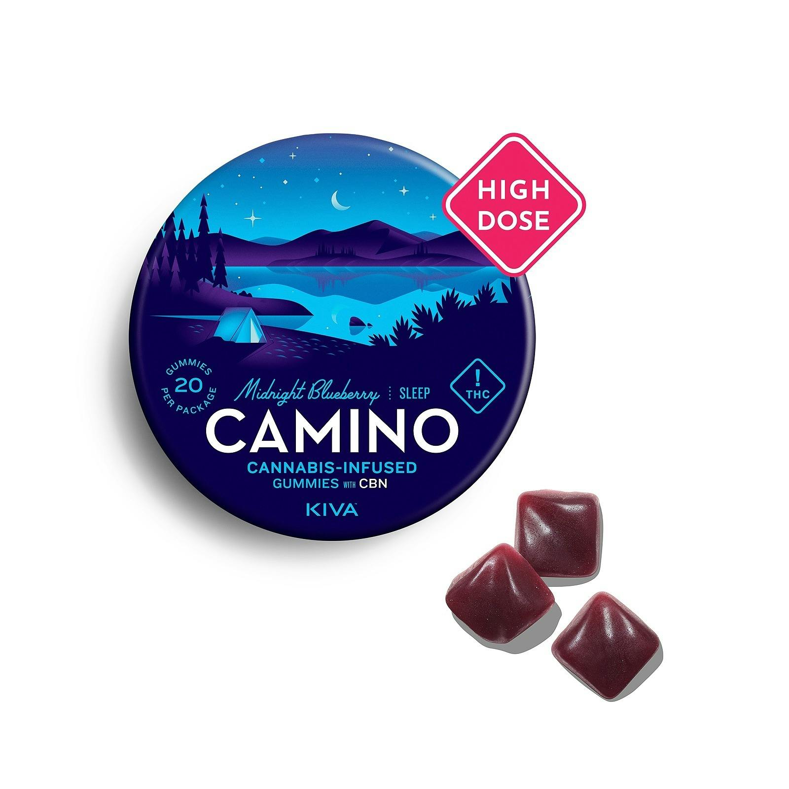 Camino: 25mg : 5mg CBN Camino 'Sleep' Midnight Blueberry High Dose ...
