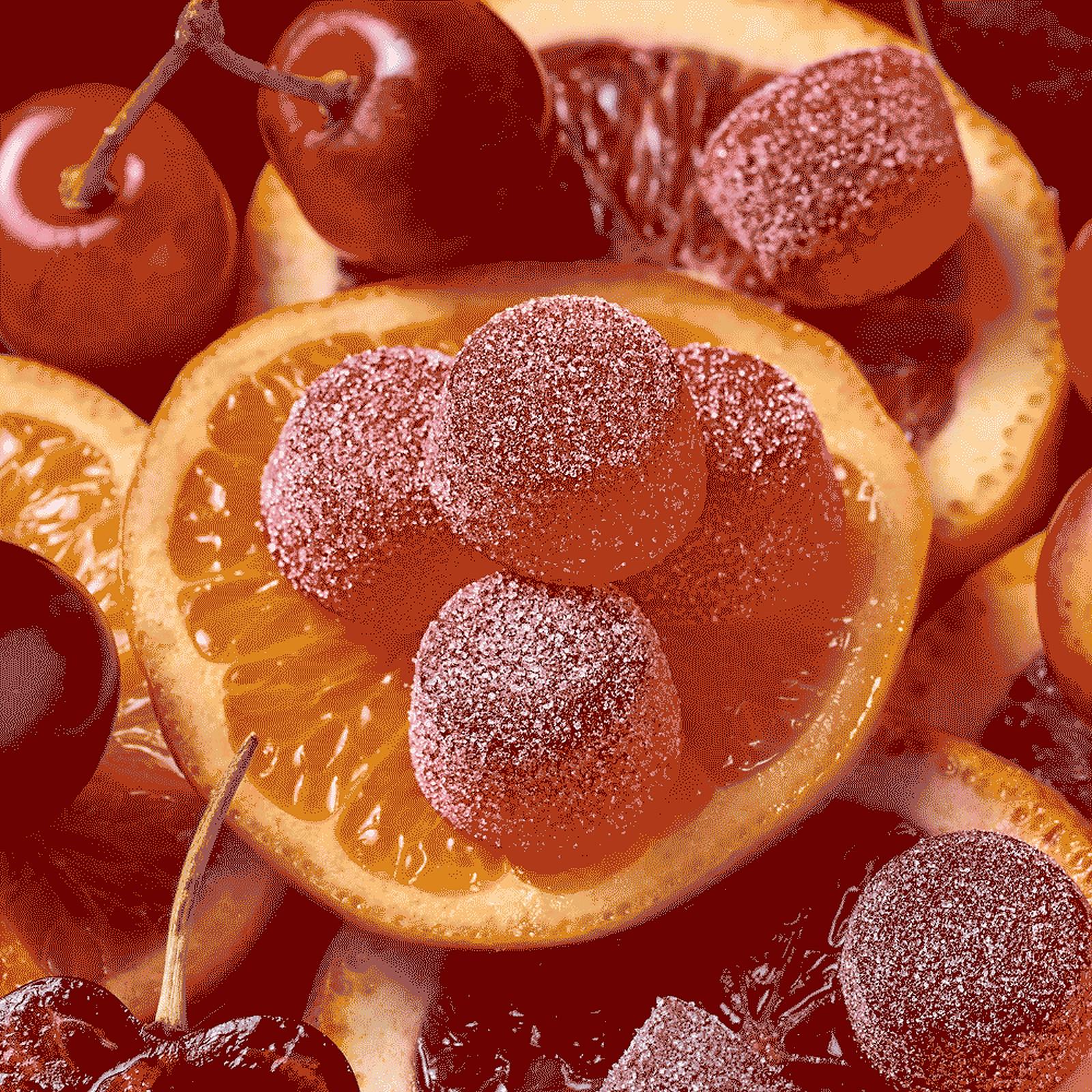 Mindy's Edibles: 1:1 Lush Black Cherry Gummies 100mg 20-pack | Leafly