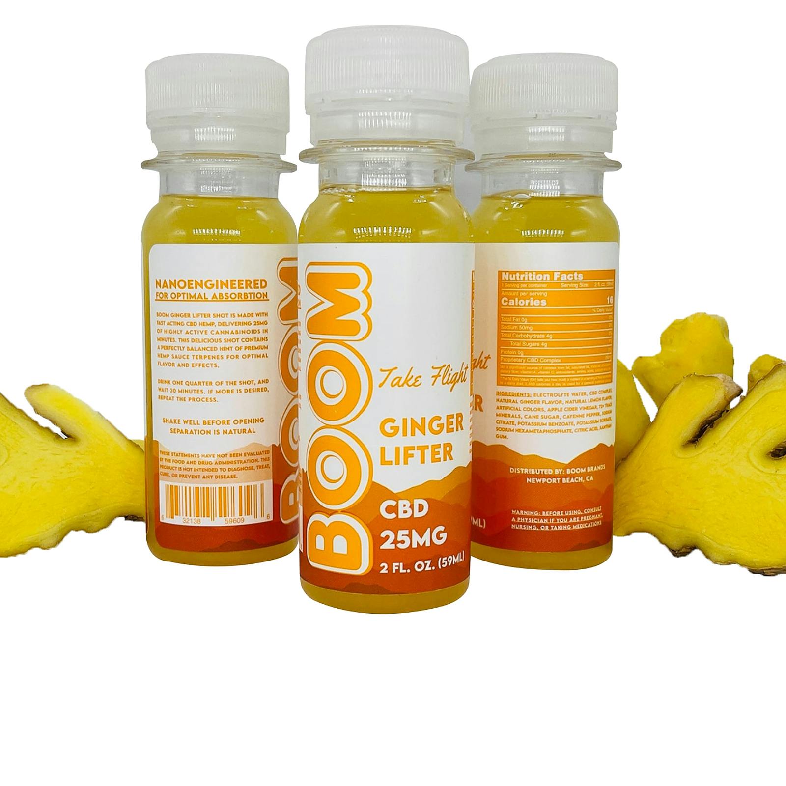 Medical Terpenes/Sauce Terps: BOOM Ginger Lifter 25mg CBD Nano Hemp 2oz ...